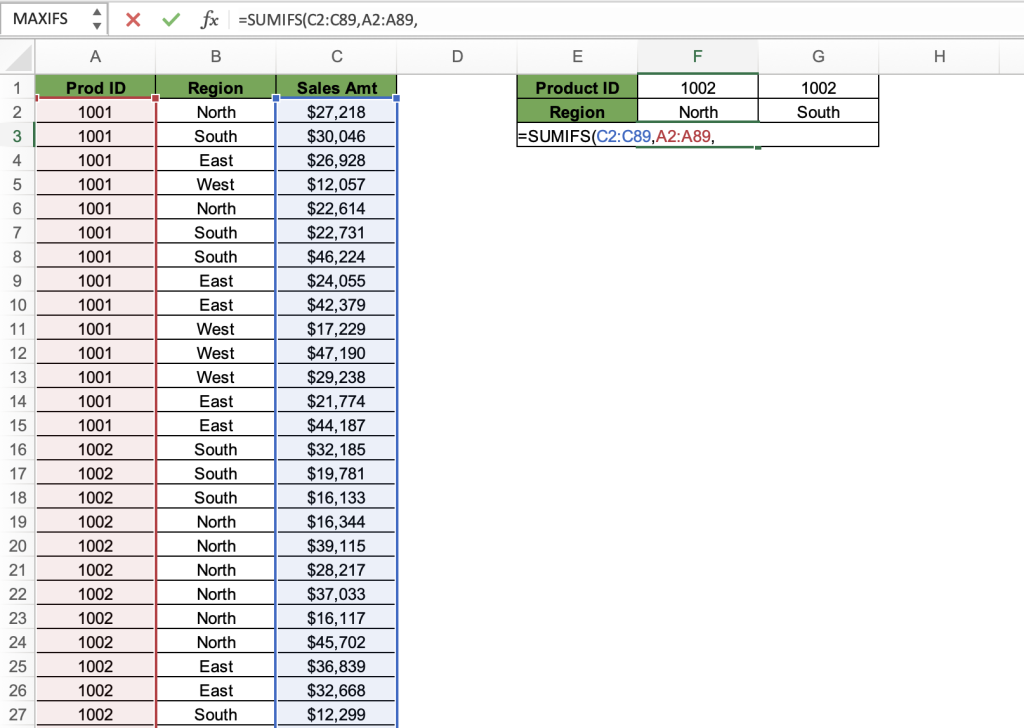How to Use SUMIFS Function in Excel | MyExcelOnline