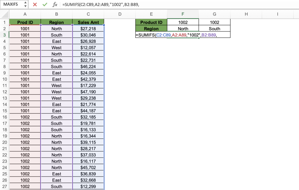 How to Use SUMIFS Function in Excel | MyExcelOnline