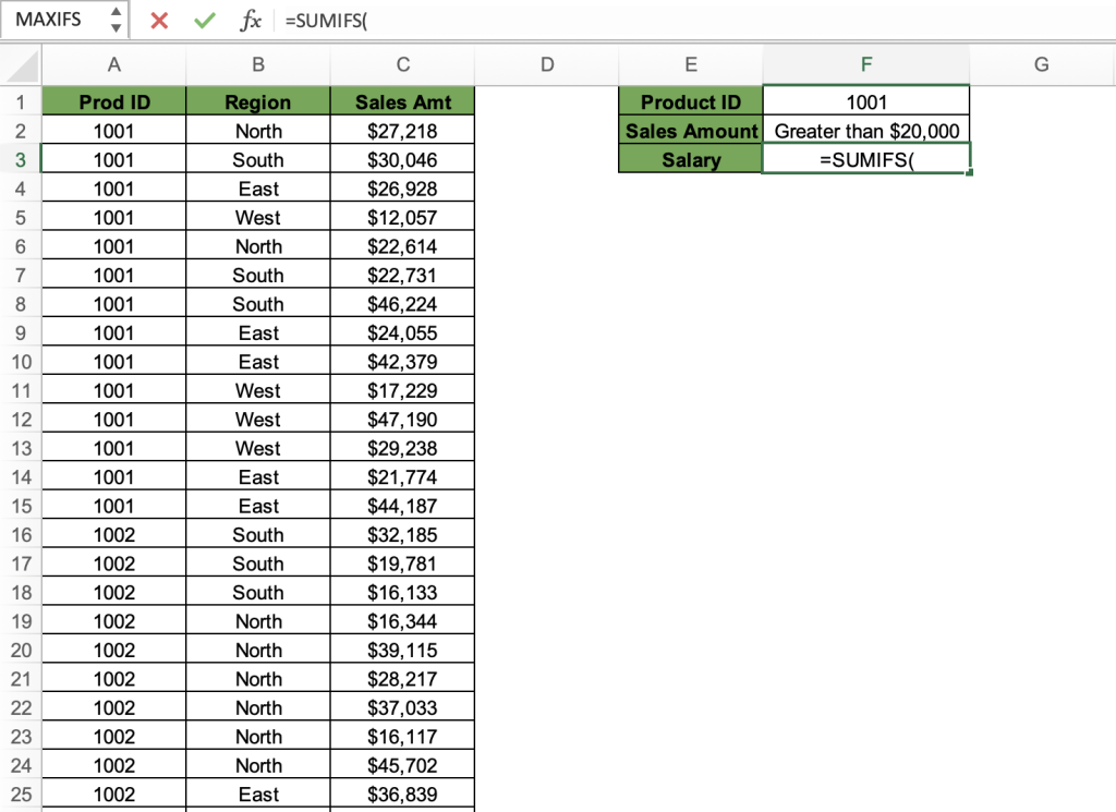 How to Use SUMIFS Function in Excel | MyExcelOnline