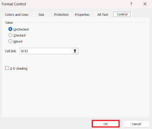 How to Insert Checkbox in Excel in 5 Easy Steps | MyExcelOnline