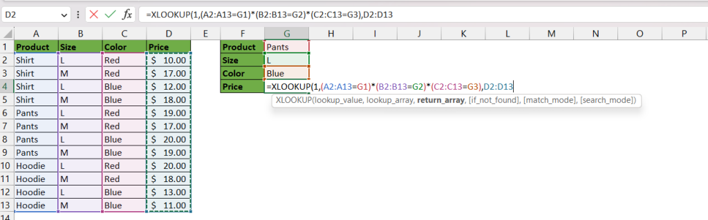 2 Best Ways On How To Use Xlookup With Multiple Criteria