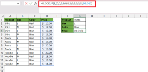 2 Best Ways on How to Use XLOOKUP with Multiple Criteria