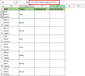 5 Best Ways to Split String in Excel (Free Examples) | MyExcelOnline