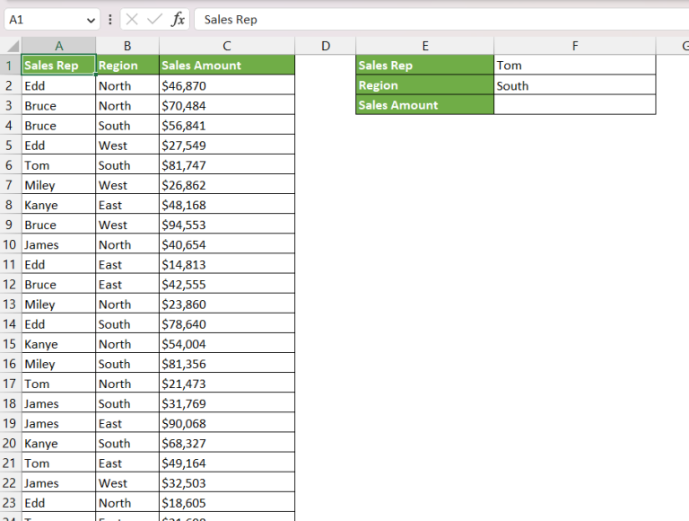 Mastering Vlookup With Multiple Criteria In Excel 3 Quick And Easy Methods Myexcelonline