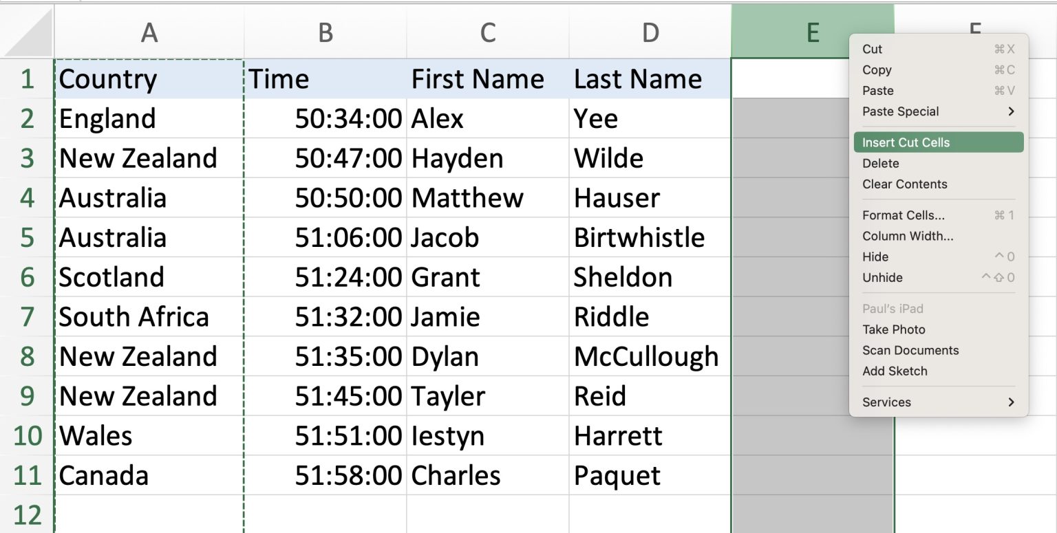 How to Move Columns in Excel - 3 Easy Ways! | MyExcelOnline
