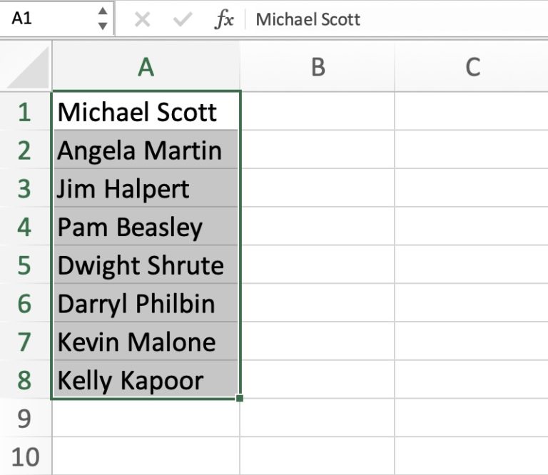 How to Separate Names in Microsoft Excel Easily | MyExcelOnline