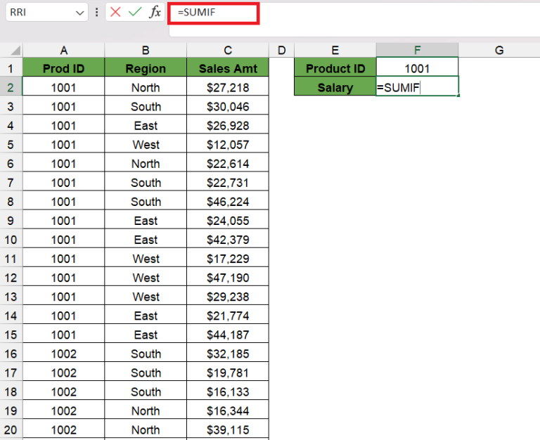A Quick Guide to Using the SUMIF in Excel - 2 Helpful Examples ...