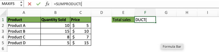 How to Use SUMPRODUCT with IF in Excel - 3 Perfect Examples