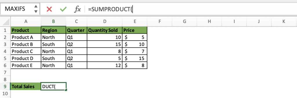 How to Use SUMPRODUCT with IF in Excel – 3 Perfect Examples