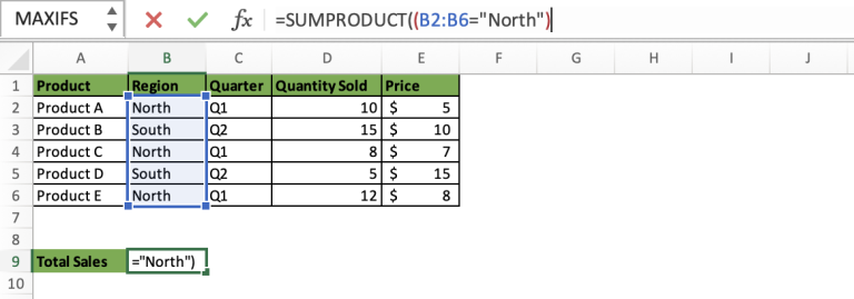 How to Use SUMPRODUCT with IF in Excel – 3 Perfect Examples