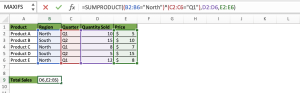 How to Use SUMPRODUCT with IF in Excel – 3 Perfect Examples