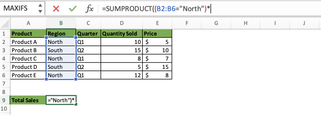 How to Use SUMPRODUCT with IF in Excel – 3 Perfect Examples