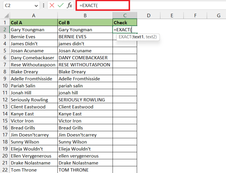 6 Different Ways to Compare Two Columns in Excel - A Detailed Tutorial ...