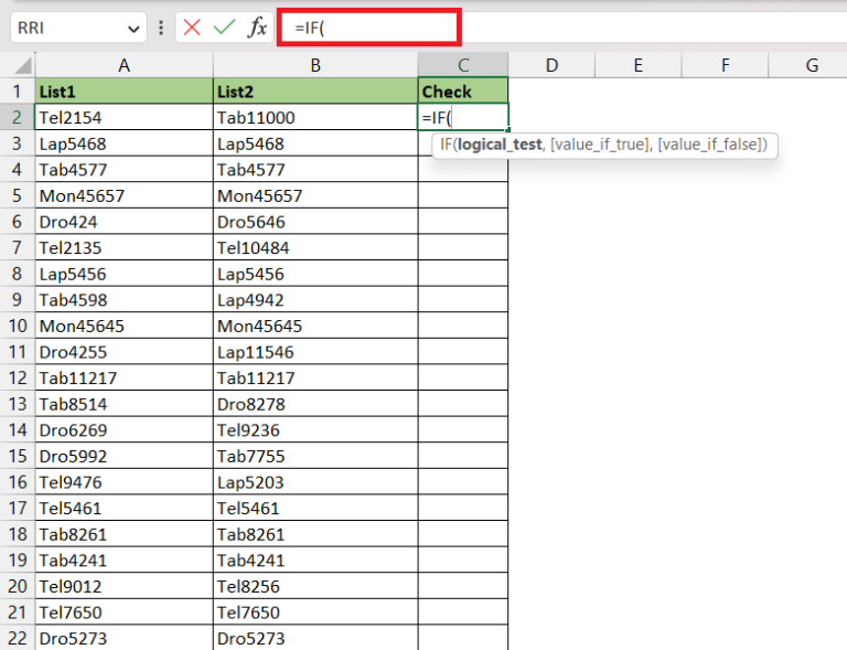 6 Different Ways to Compare Two Columns in Excel - A Detailed Tutorial ...