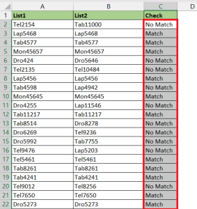 6 Different Ways to Compare Two Columns in Excel - A Detailed Tutorial ...