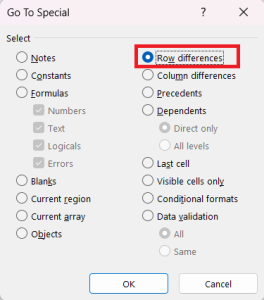 6 Different Ways to Compare Two Columns in Excel - A Detailed Tutorial | MyExcelOnline