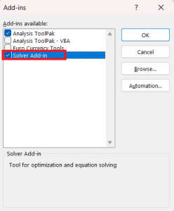 Useful Excel Solver Functions for Optimal Data Analysis | MyExcelOnline