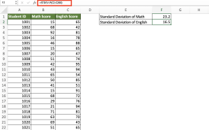 How to Calculate Standard Deviation in Excel: A Detailed Tutorial | MyExcelOnline