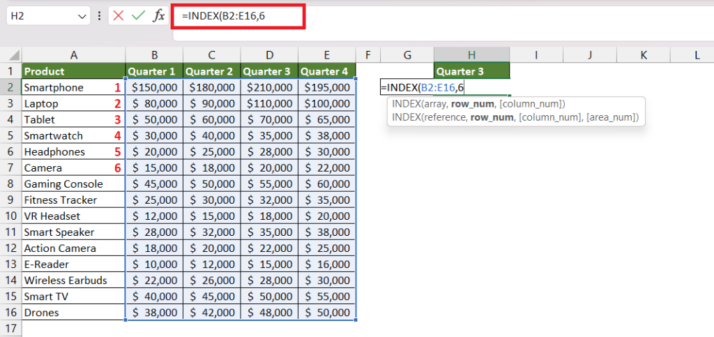 Master the Power of INDEX in Excel: 2 Different Forms - Array and ...