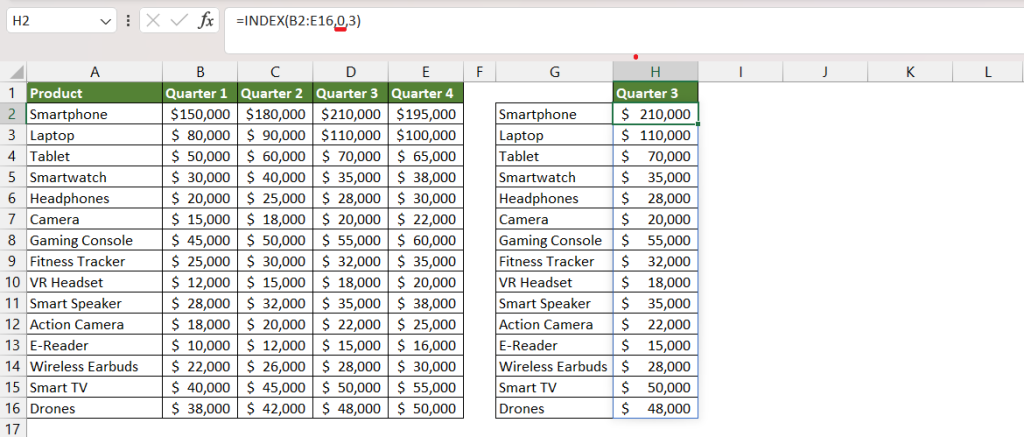 Master the Power of INDEX in Excel: 2 Different Forms - Array and ...