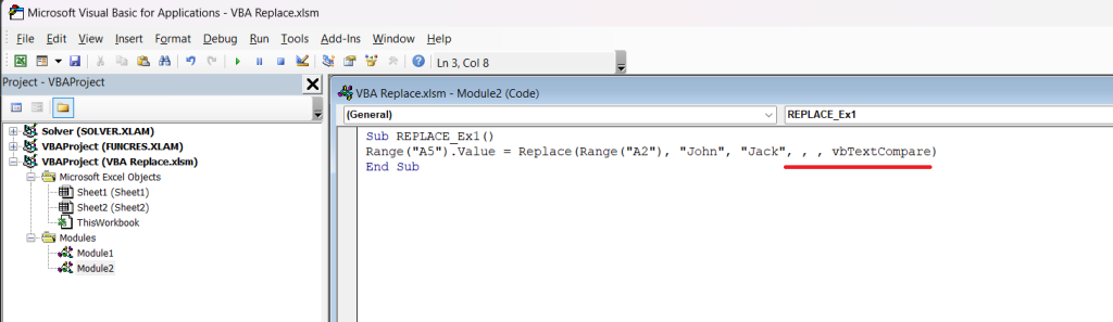 How To Use Vba Replace Function In Excel A Guide To Text Manipulation With 4 Examples
