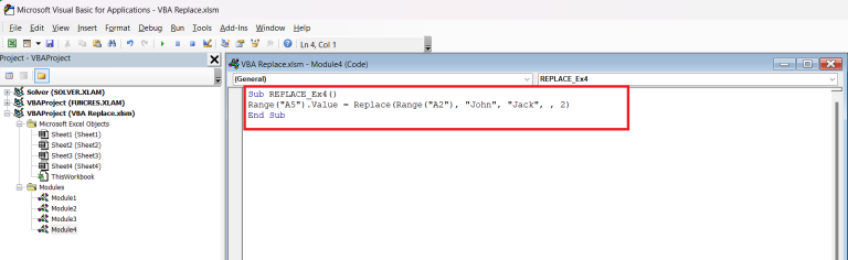 How to Use VBA REPLACE Function in Excel - A Guide to Text Manipulation ...