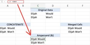 Concatenate in Excel - With and Without Separator | MyExcelOnline