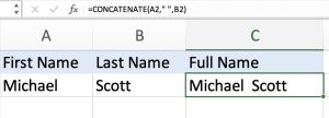 Concatenate in Excel - With and Without Separator | MyExcelOnline