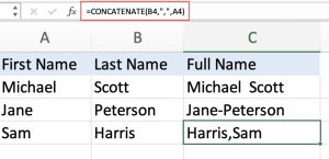 Concatenate in Excel - With and Without Separator | MyExcelOnline