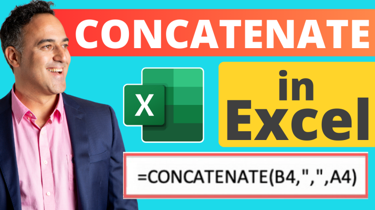 Concatenate in Excel - With and Without Separator | MyExcelOnline