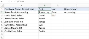 How to Split Cells in Excel - The Easy Way | MyExcelOnline
