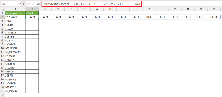 Top 3 Methods to Find Special Characters in Excel | MyExcelOnline