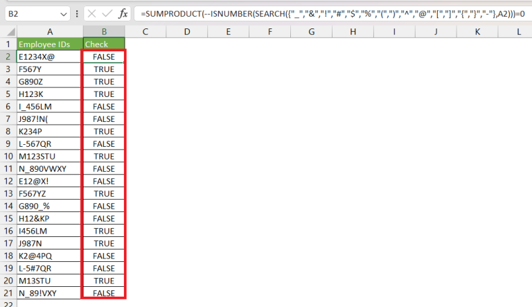 Top 3 Methods to Find Special Characters in Excel | MyExcelOnline