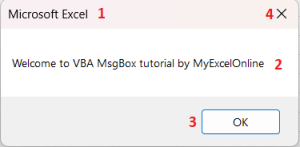 Understanding the VBA MsgBox Function: A Comprehensive Guide | MyExcelOnline