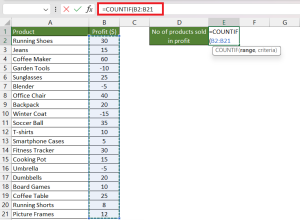 COUNTIF Greater Than 0 in Excel - A Detailed Guide | MyExcelOnline