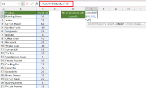 COUNTIF Greater Than 0 in Excel - A Detailed Guide | MyExcelOnline