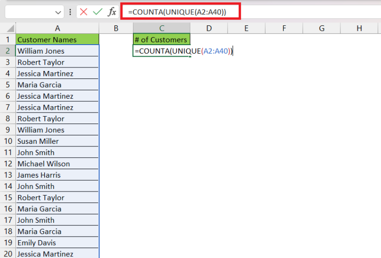 3 Easy Methods to Count Unique Values in Excel | MyExcelOnline