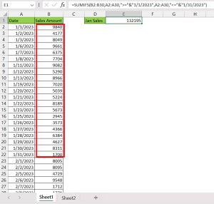 Harnessing the Power of Excel SUMIFS with Date Range - 2 Useful Examples | MyExcelOnline