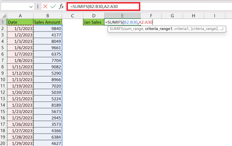 Harnessing the Power of Excel SUMIFS with Date Range - 2 Useful Examples | MyExcelOnline