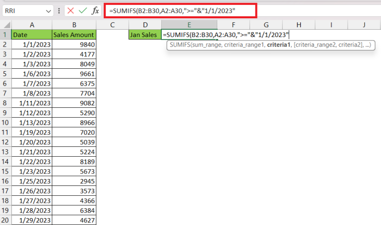 Harnessing the Power of Excel SUMIFS with Date Range - 2 Useful Examples | MyExcelOnline