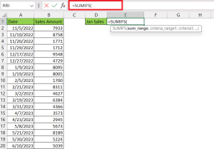 Harnessing the Power of Excel SUMIFS with Date Range - 2 Useful ...