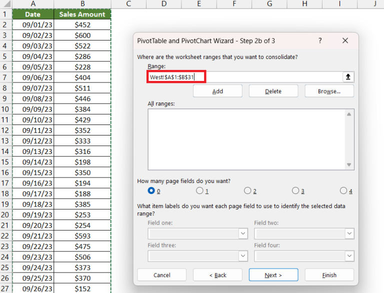 Create Pivottable From Multiple Sheets In Excel Top 2 Methods Myexcelonline