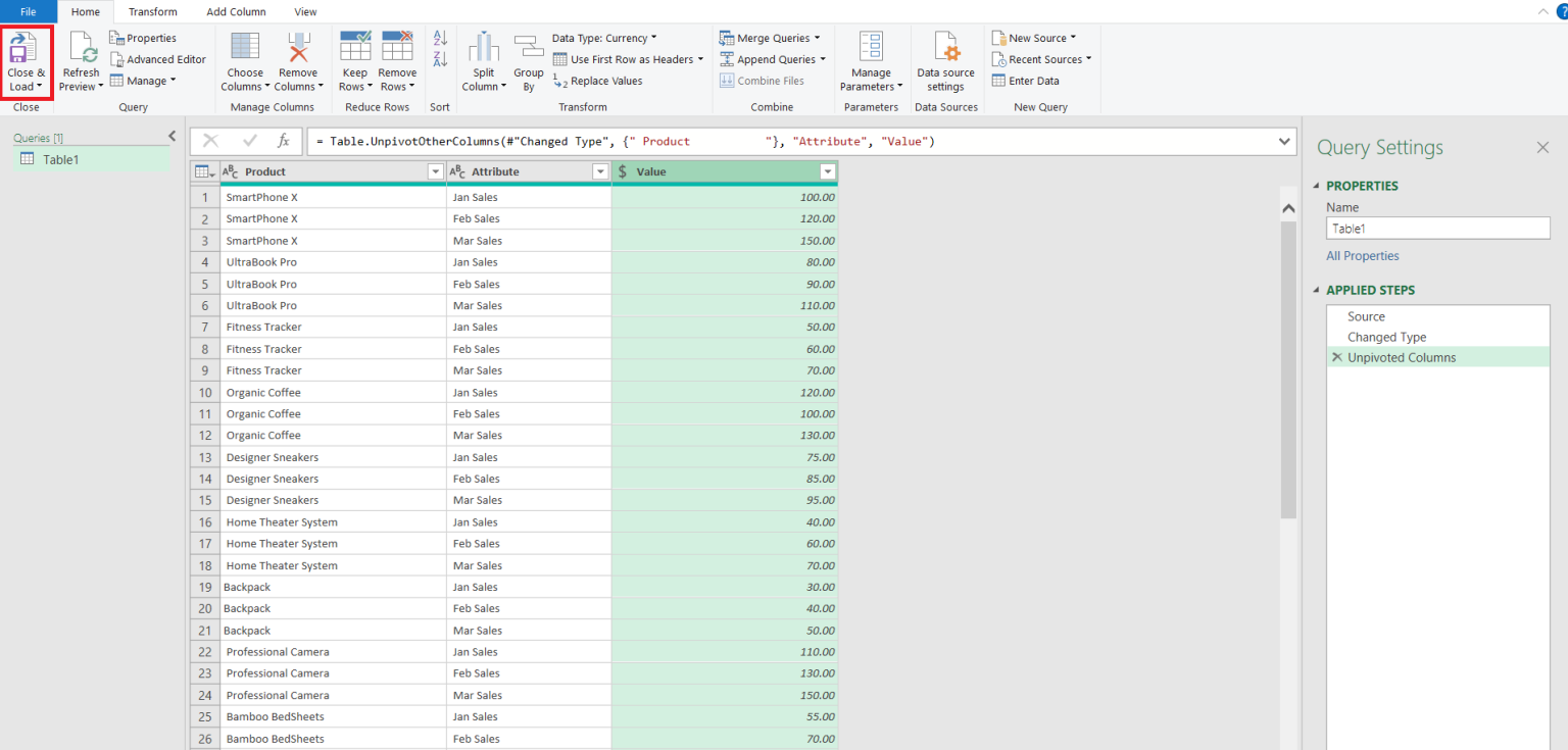 How To Clean And Transform Data Using Power Query In Excel Myexcelonline 2282