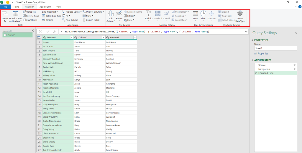 How to Clean and Transform Data Using Power Query in Excel | MyExcelOnline