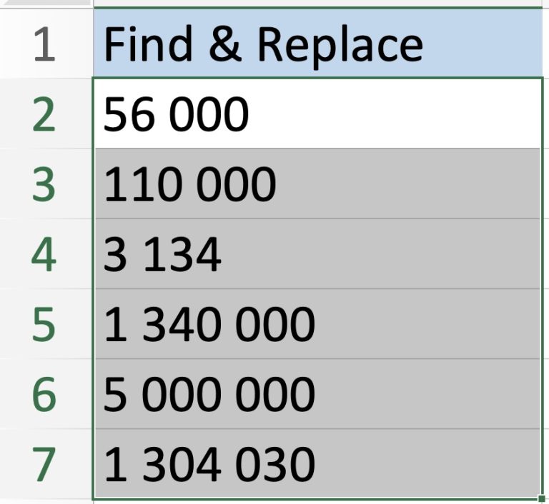How To Delete Spaces In Excel Line Breaks And Non Breaking Characters In Excel Myexcelonline