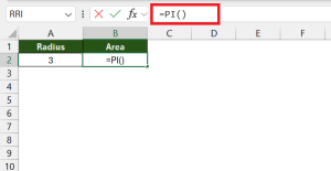 How to Calculate the Area of Circle in Excel: A Step-by-Step Guide ...