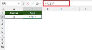 How to Calculate the Area of Circle in Excel: A Step-by-Step Guide ...