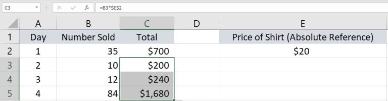 $ Dollar Sign in Excel: Absolute, Relative, and Mixed Cell References ...