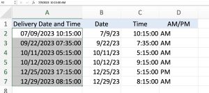 How to Separate Date and Time in Excel | MyExcelOnline