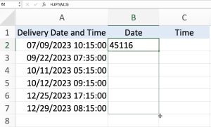 How to Separate Date and Time in Excel | MyExcelOnline